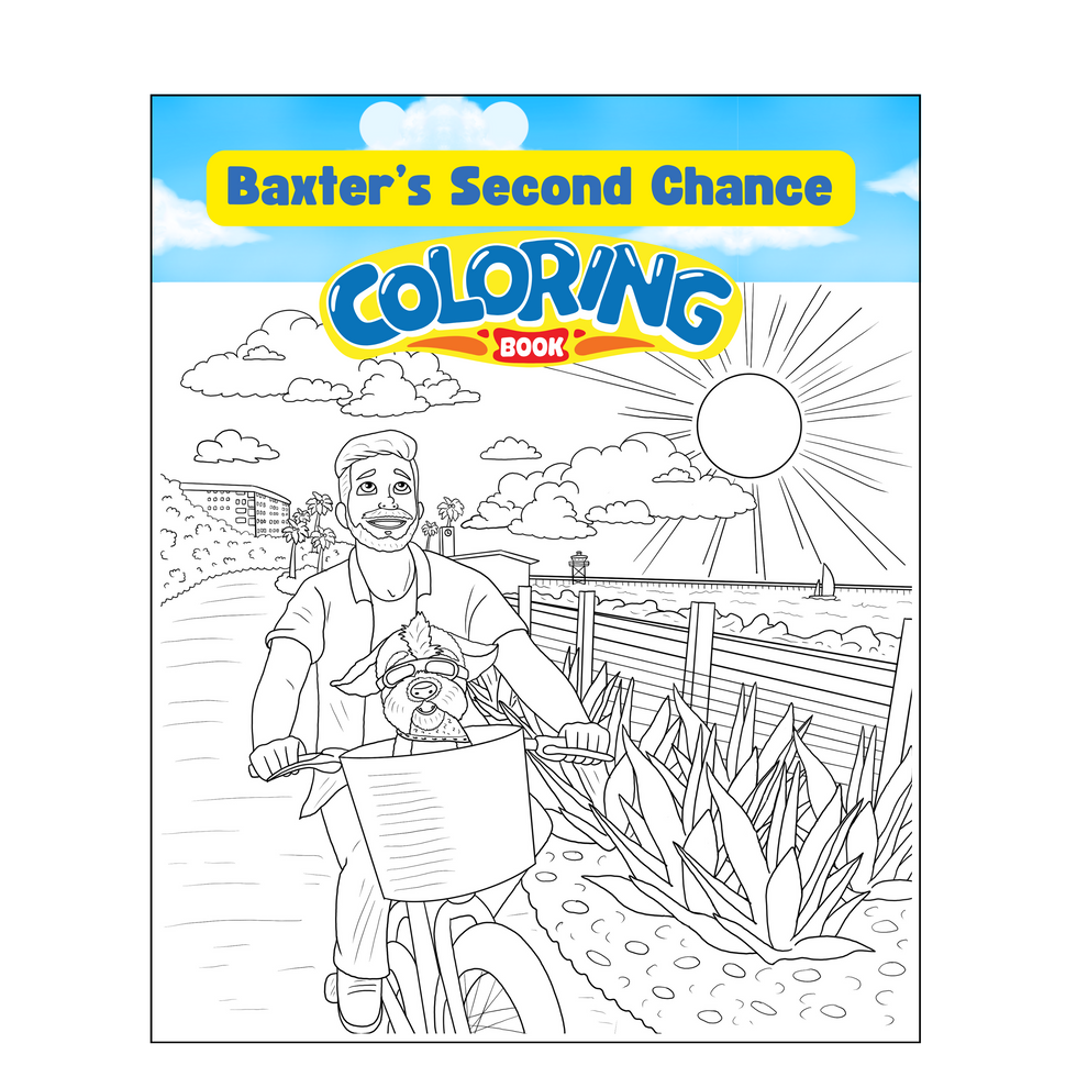 Baxter's Second Chance - Coloring Book (Color a book, Save A Pup ...